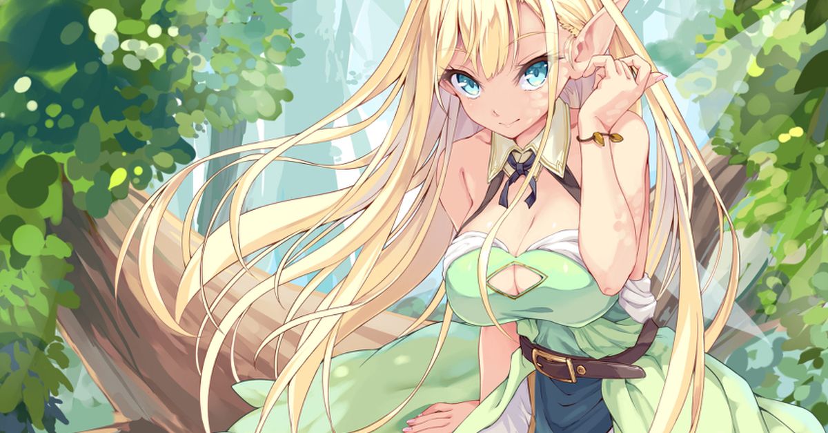 森林和女子插画特辑