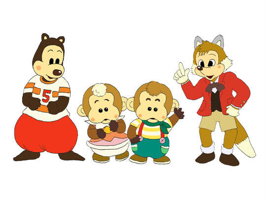 希少 NHK ともだちいっぱい ごろり、モンタ、ソラミ - ぬいぐるみ