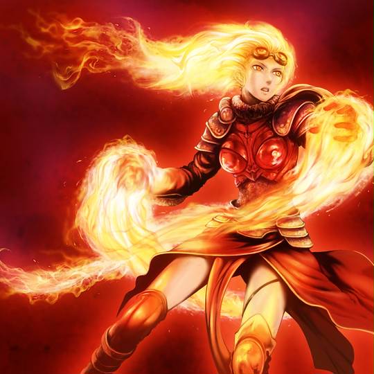 Chandra Ablaze Wallpaper